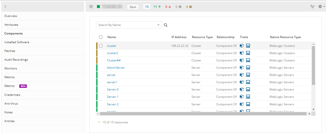 Weblogic Application Server Opsramp Documentation